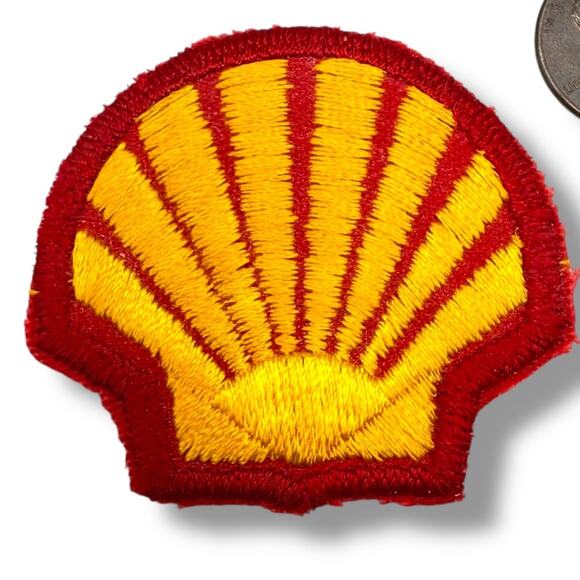 shell | Toys | Mini Vintage Shell Gas Patch Uniform Biker Jacket Racing ...